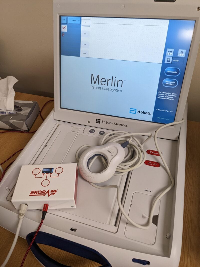 EKORA cardiology device monitoring - Raspberry Pi