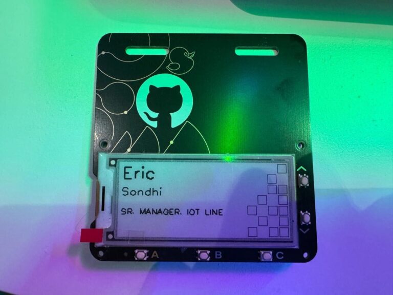 GitHub Universe attendees treated to custom RP2040 Badgers - Raspberry Pi