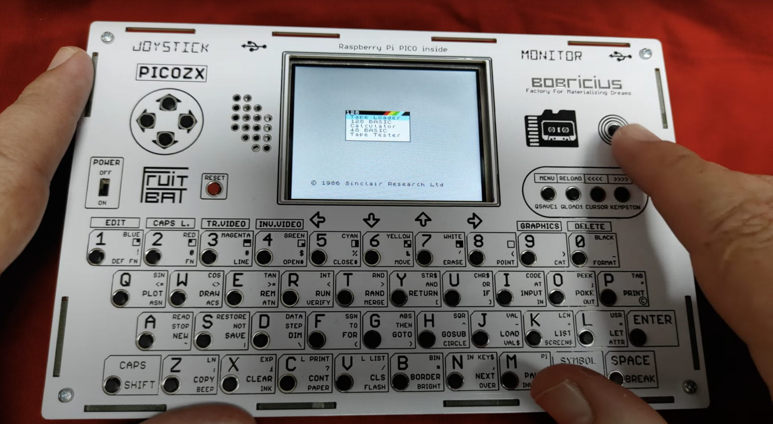 Build Your Own Handheld Zx Spectrum With Raspberry Pi Pico Raspberry Pi