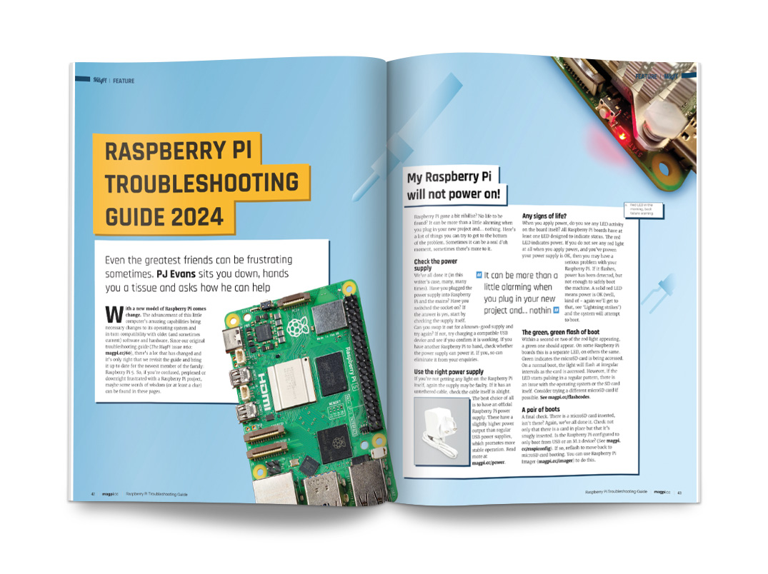 Troubleshooting Raspberry Pi in The MagPi magazine #139 — Raspberry Pi Official Magazine