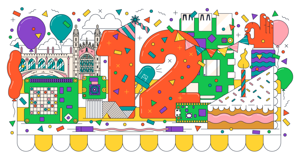 You can't eat our birthday cake because it is full of LEDs - Raspberry Pi