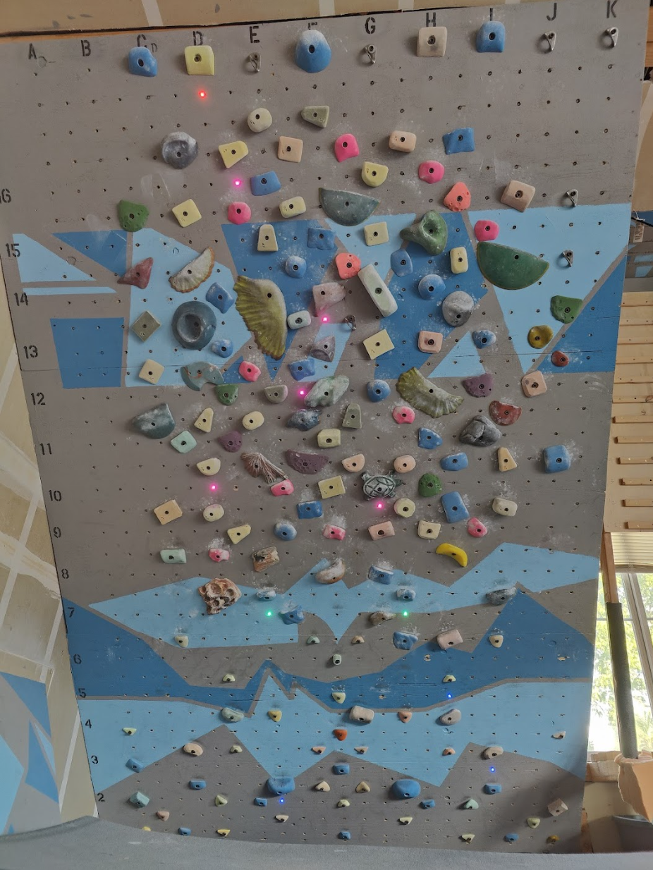 PeggyBoard: LED climbing wall route planner | The MagPi #139 - Raspberry Pi