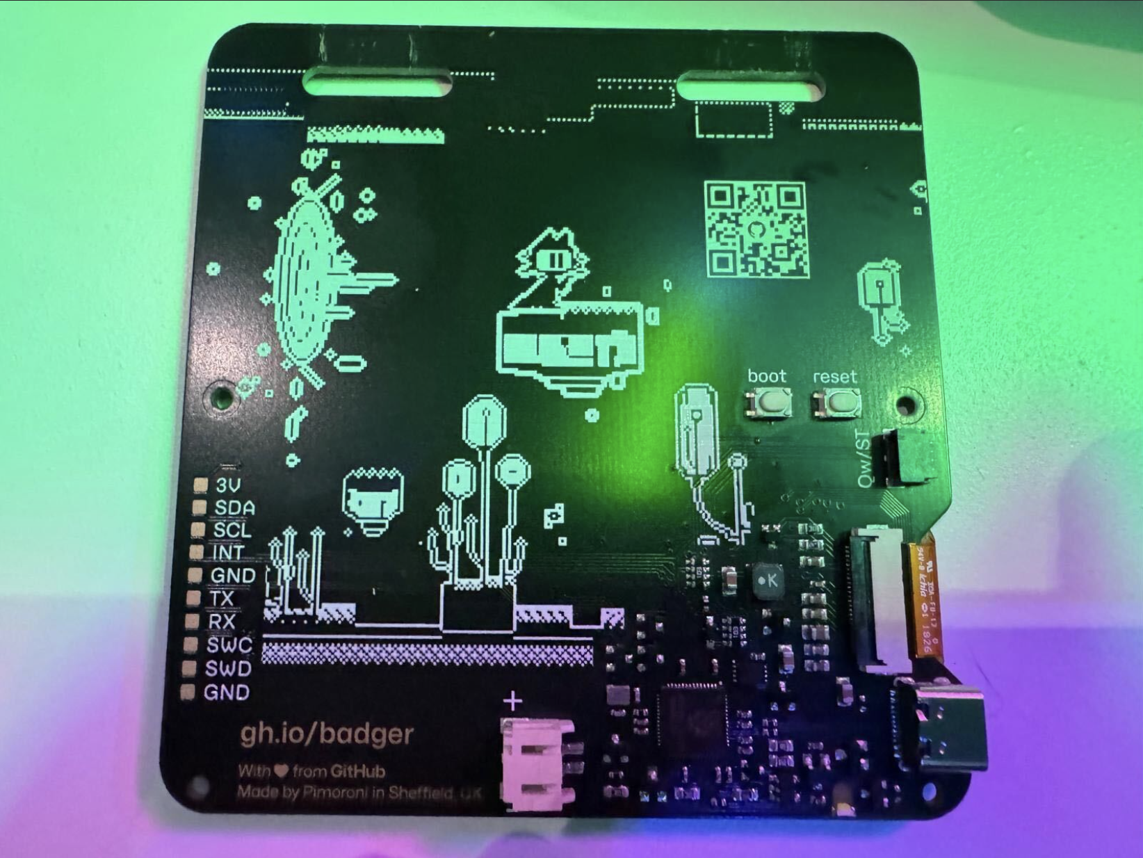 GitHub Universe attendees treated to custom RP2040 Badgers — Raspberry Pi Official Magazine