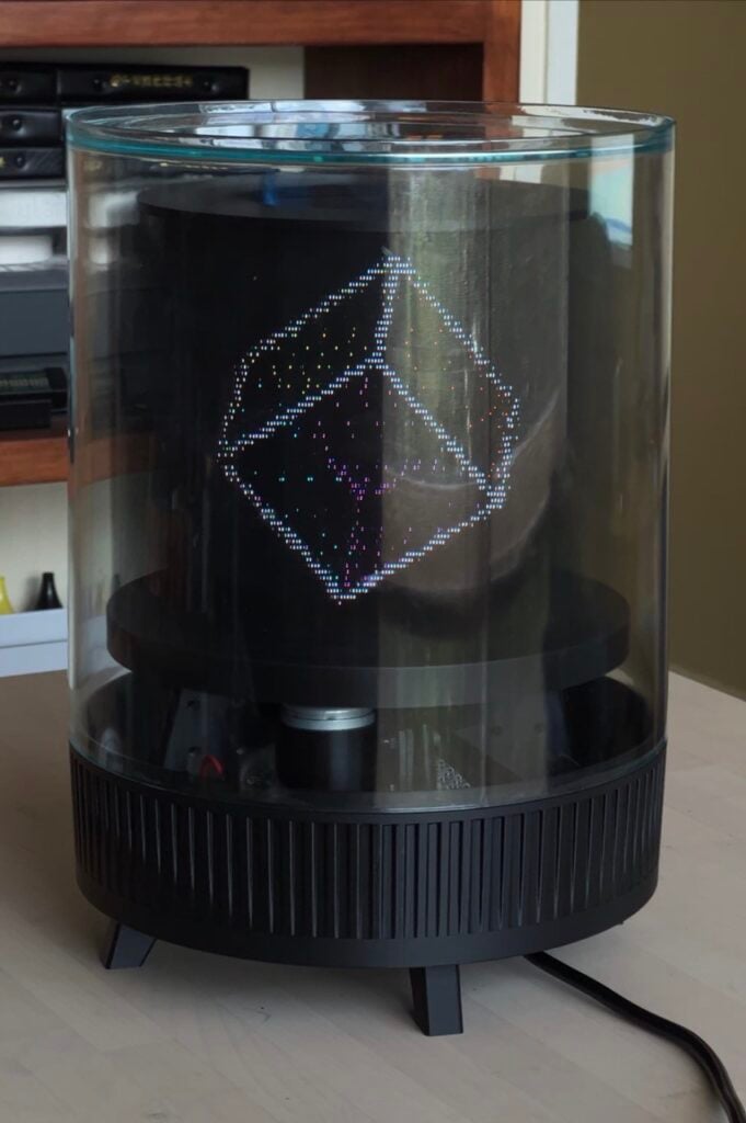 Magical voxel display captures Doom characters in a crystal ball ...