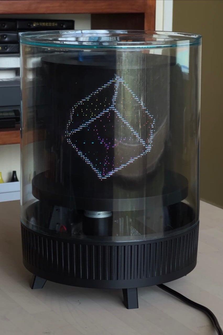 Magical voxel display captures Doom characters in a crystal ball ...