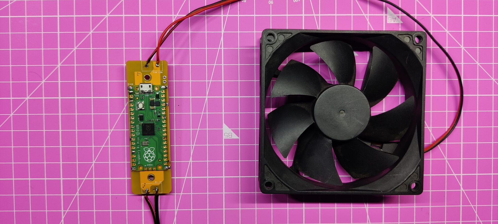 This wooden PC's fan is driven by Raspberry Pi Pico - Raspberry Pi
