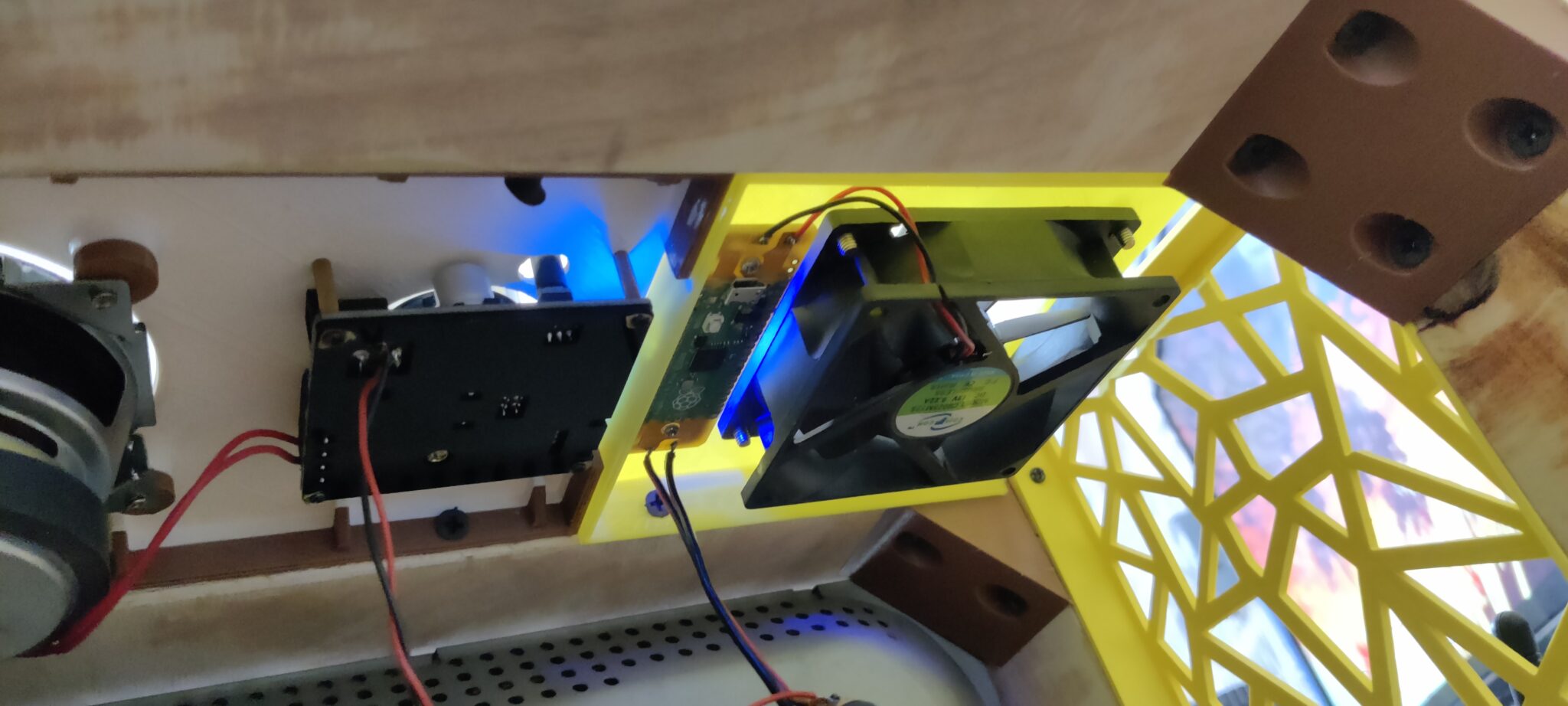 This wooden PC's fan is driven by Raspberry Pi Pico - Raspberry Pi