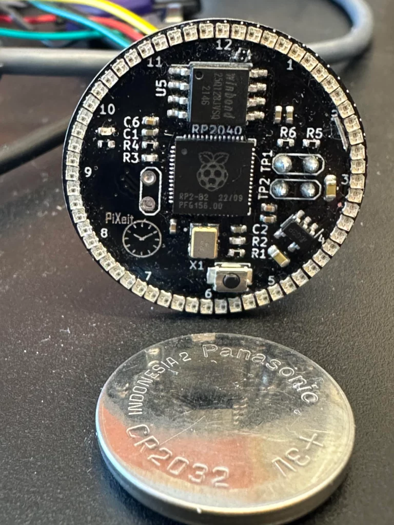 RP2040 controls 60 LEDs to tell the time on this wristwatch - Raspberry Pi