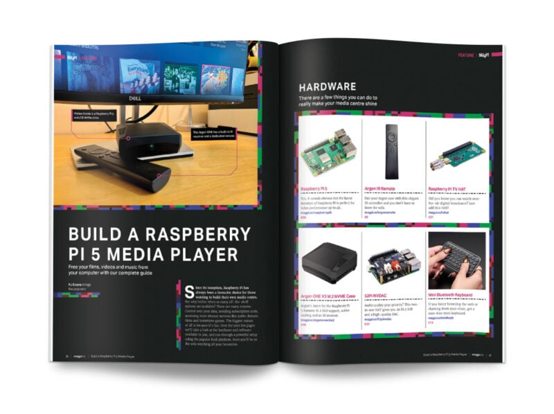 Build a Raspberry Pi 5 media player in The MagPi magazine issue #142 ...