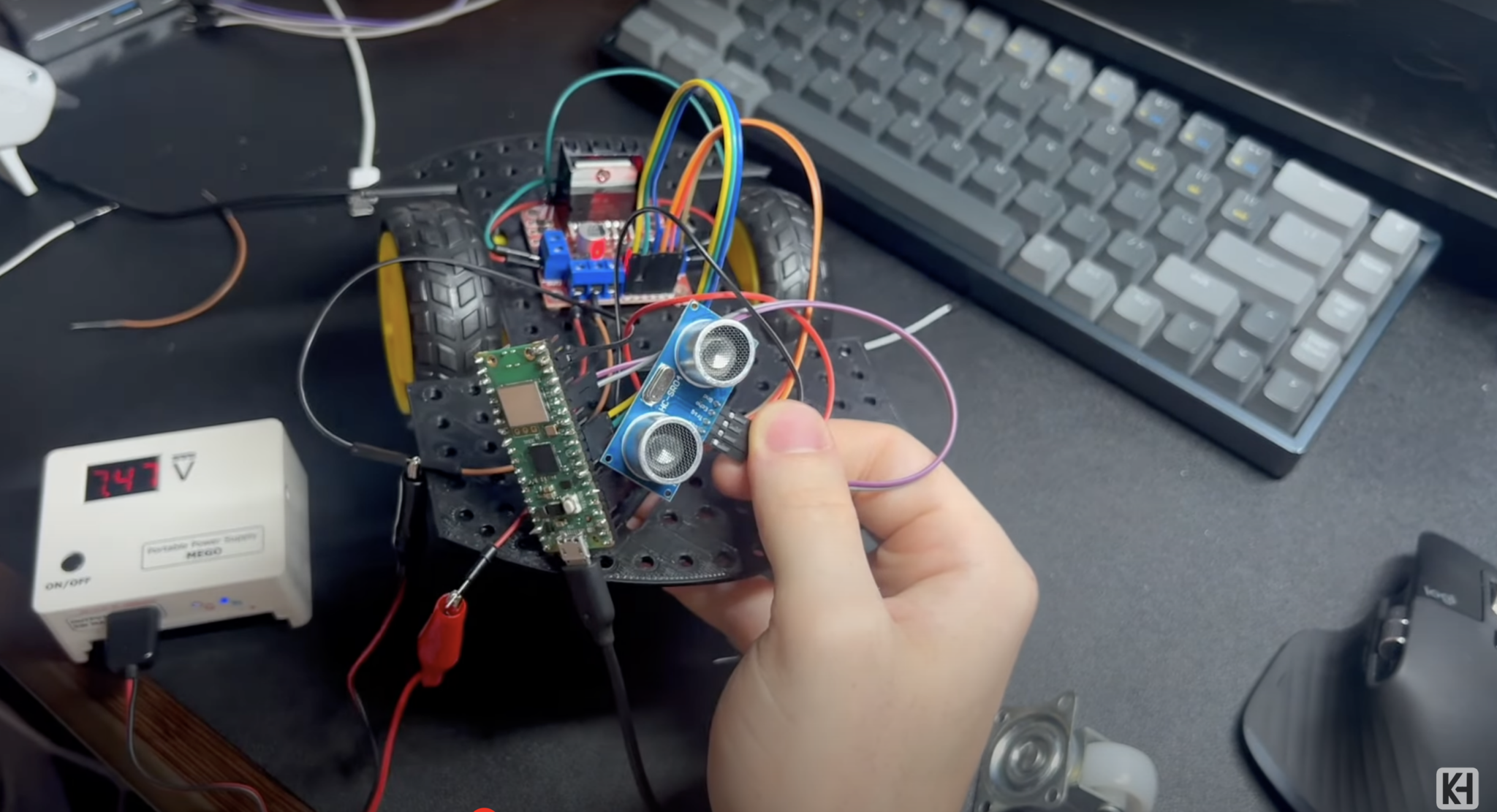 Raspberry Pi Pico W taught this car to avoid objects - Raspberry Pi