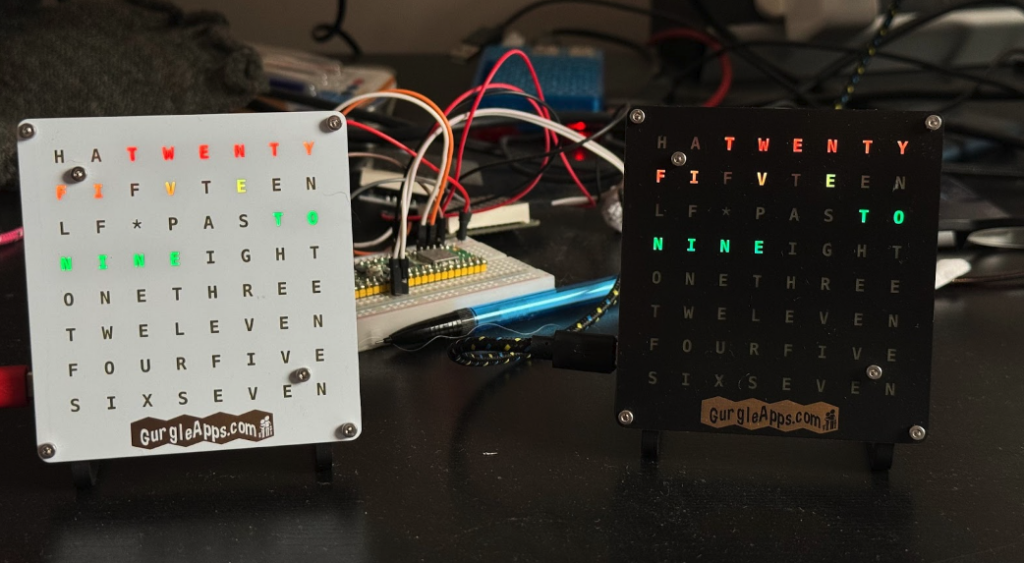Colour Word Clock | The MagPi #143 - Raspberry Pi