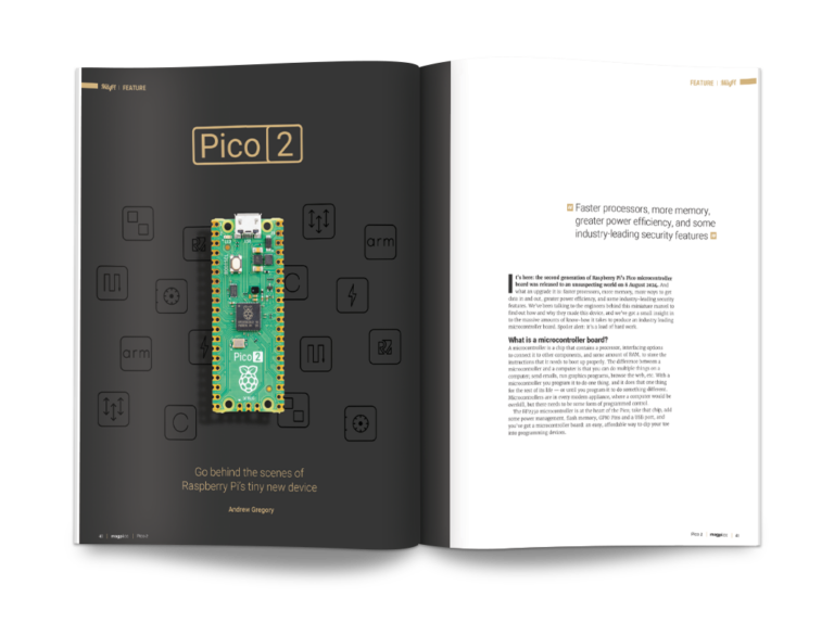 Pico 2 and RP2350 in The MagPi magazine #145 — Raspberry Pi Official ...