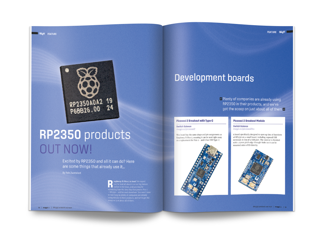 Pico 2 and RP2350 in The MagPi magazine #145 — Raspberry Pi Official ...