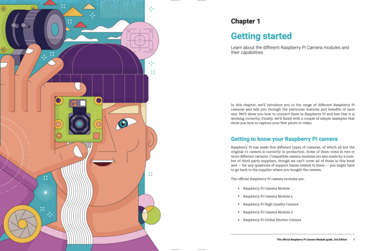 The Official Raspberry Pi Camera Module Guide out now: build amazing vision-based projects ...