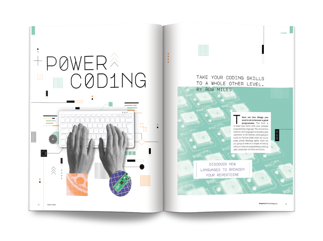 Power Coding in Raspberry Pi Official Magazine — Raspberry Pi Official Magazine