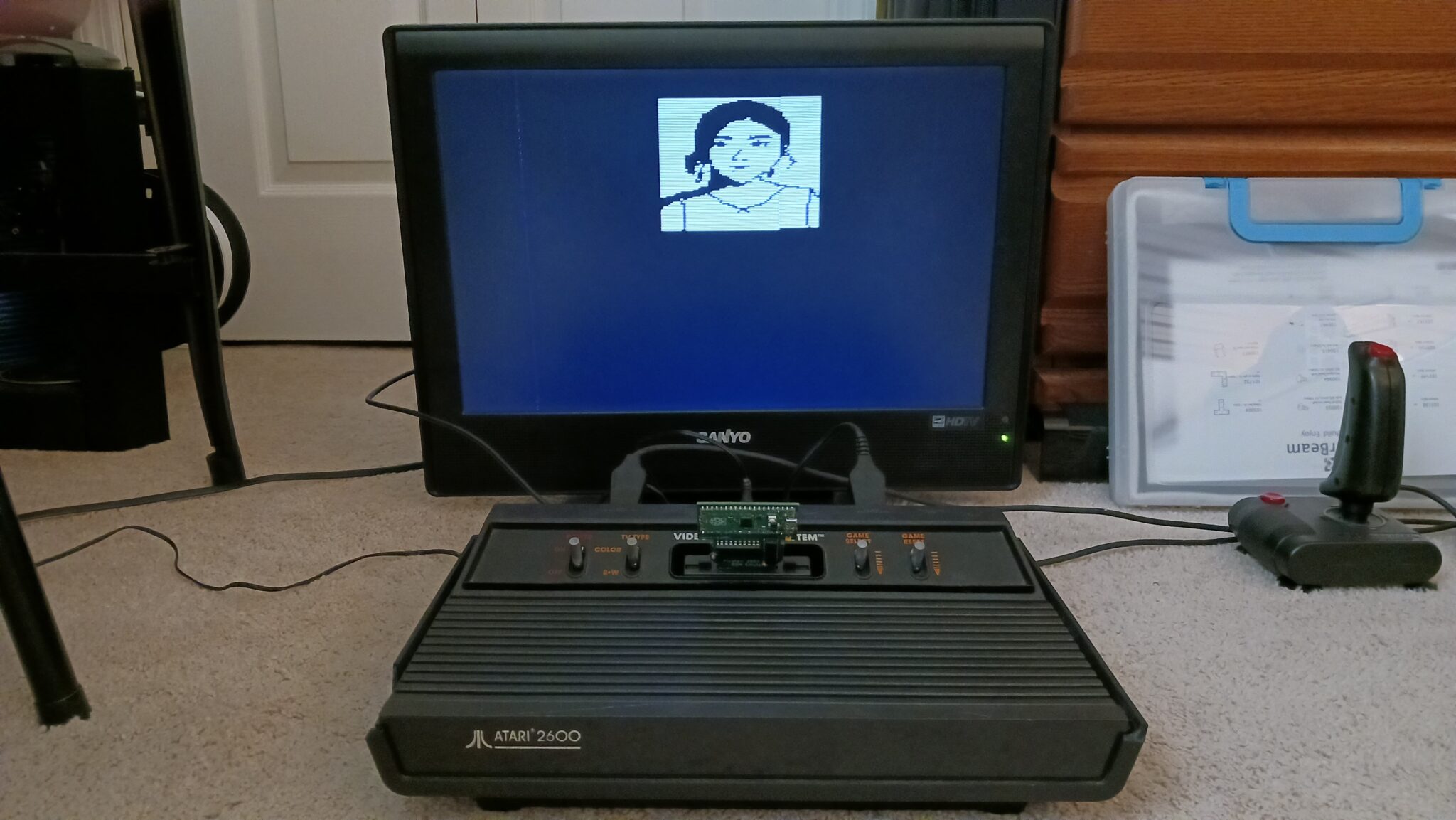 Atari 2600 digital photo frame - Raspberry Pi