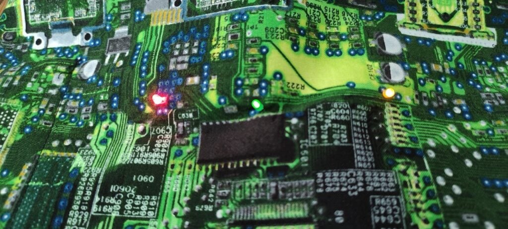Sewing With Leds And Raspberry Pi Pico Raspberry Pi