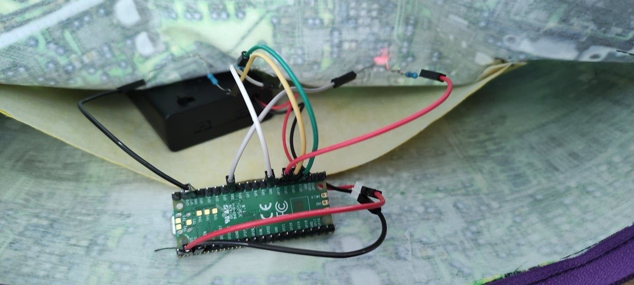 Sewing With Leds And Raspberry Pi Pico Raspberry Pi