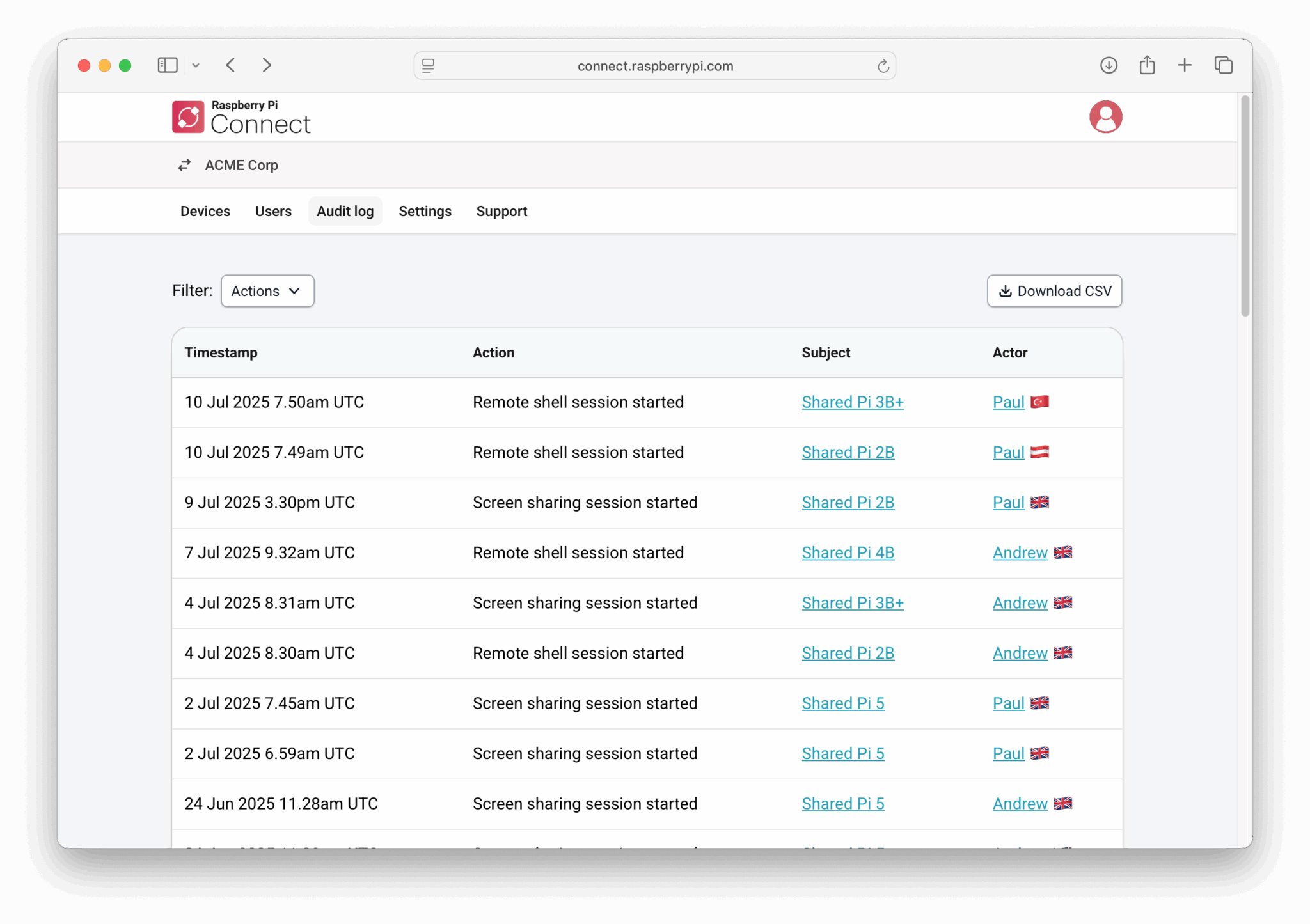 Connect For Organisations Improved Audit Log For Better Security