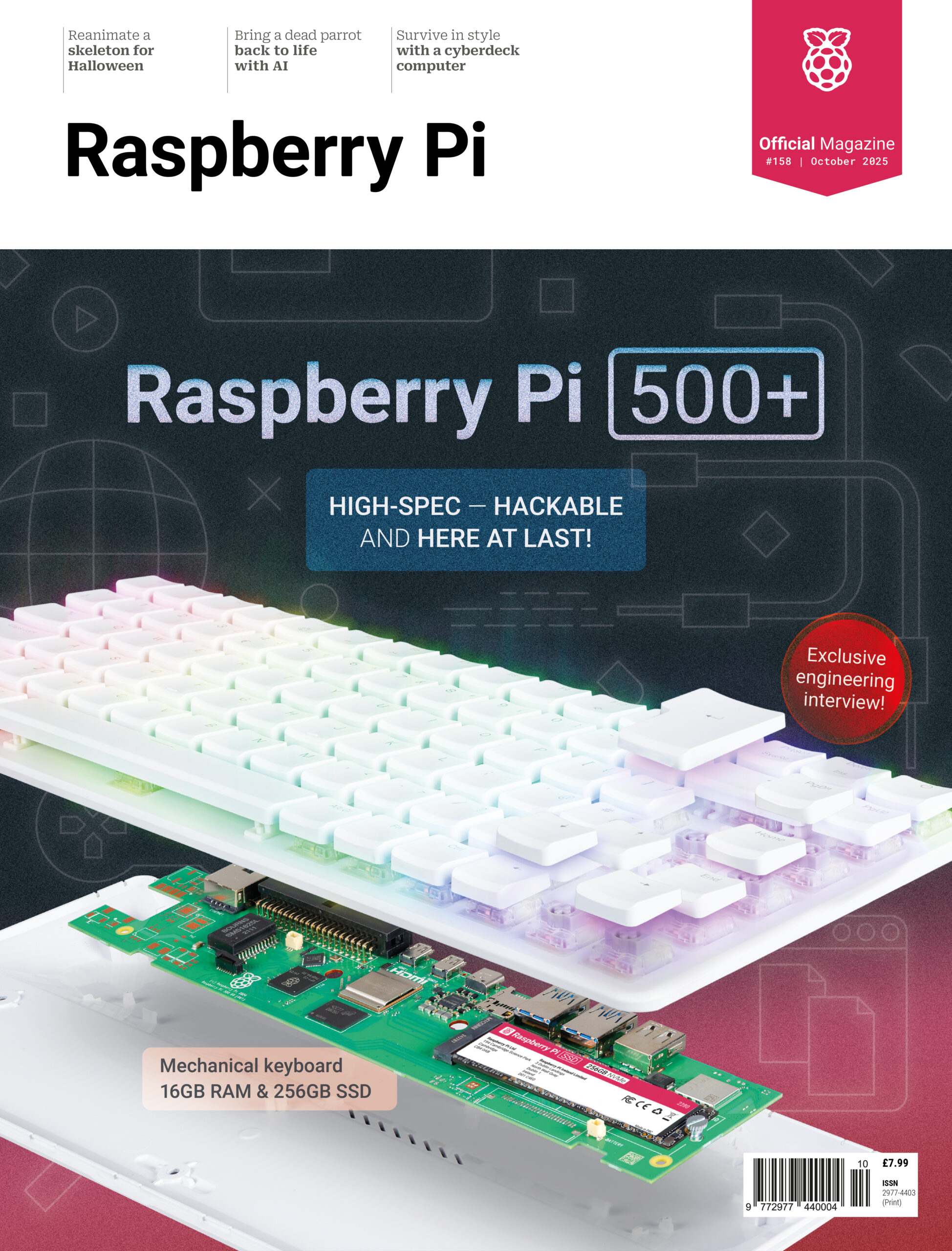 Raspberry Pi 500+ in Raspberry Pi Official Magazine issue 158 ...