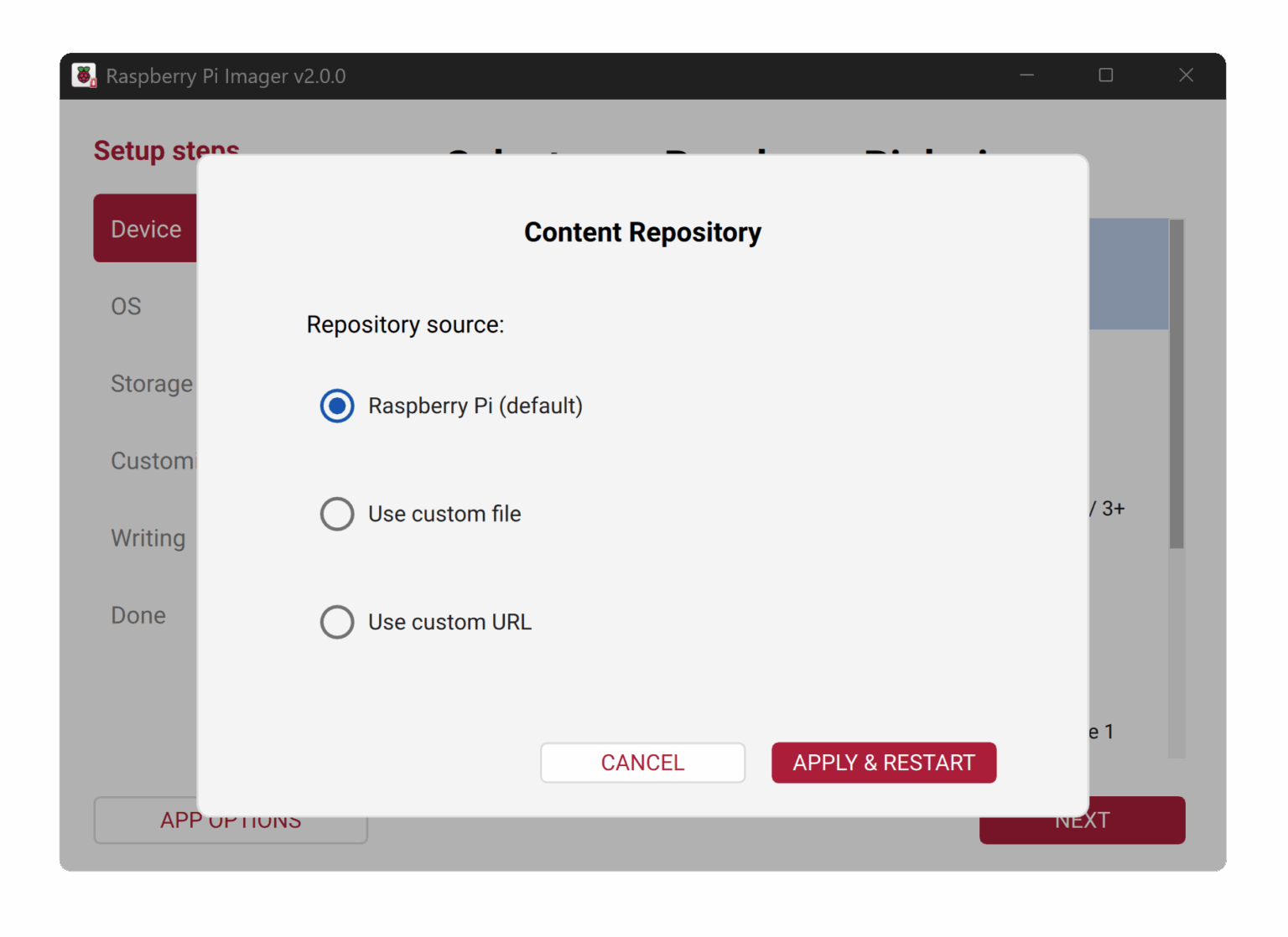 How to add your own images to Imager - Raspberry Pi