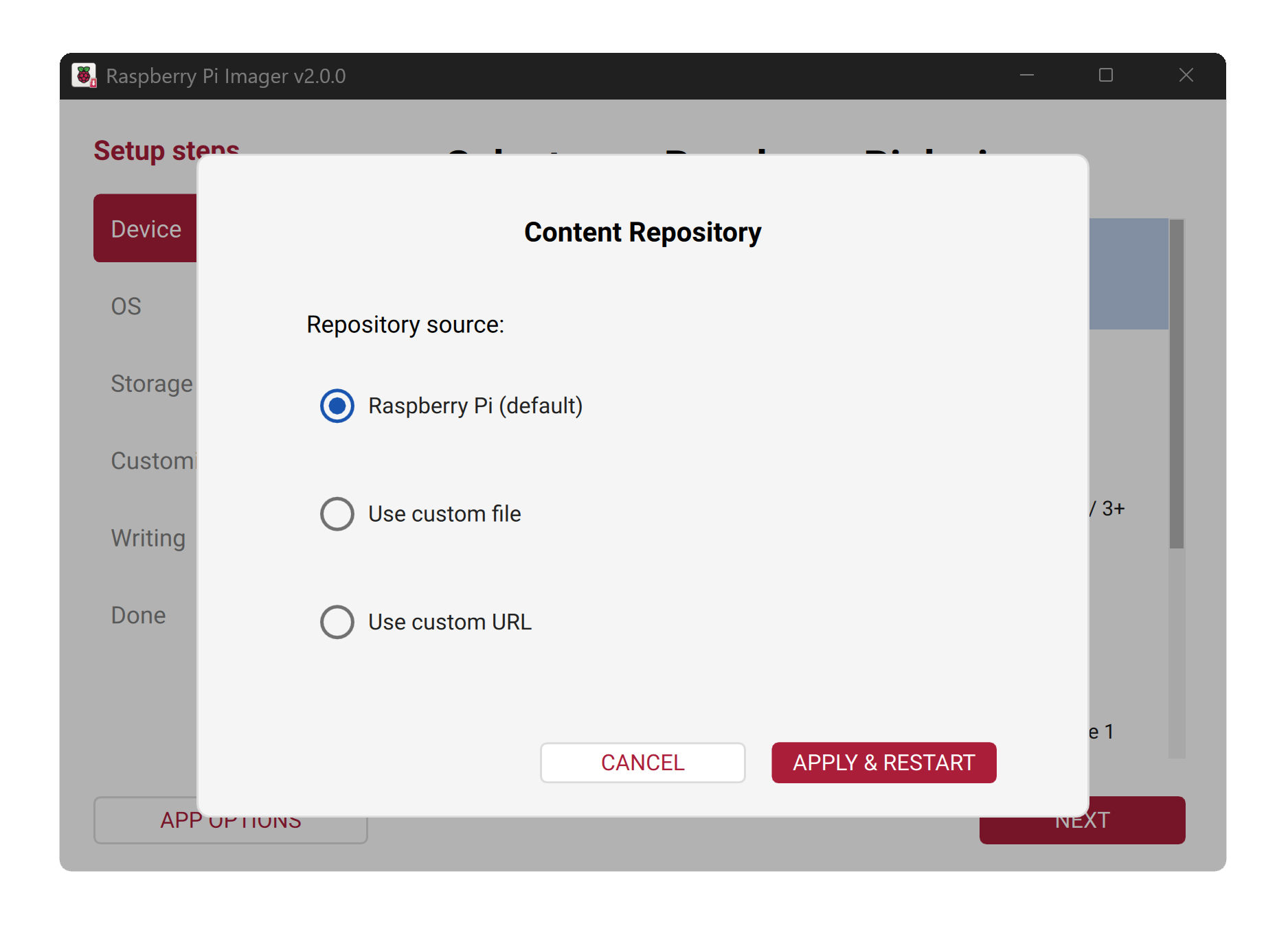 How to add your own images to Imager - Raspberry Pi
