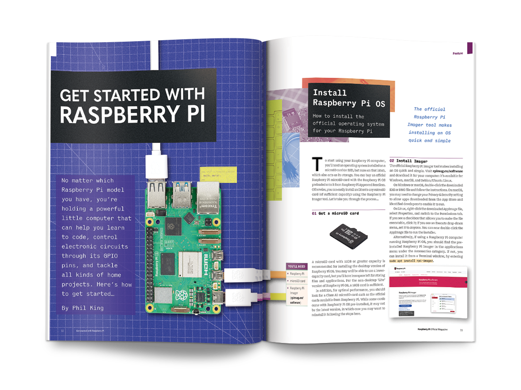 Get started with Raspberry Pi in Raspberry Pi Official Magazine 161 ...
